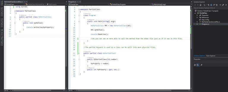 C# Partial Class Tutorial - The EECS Blog