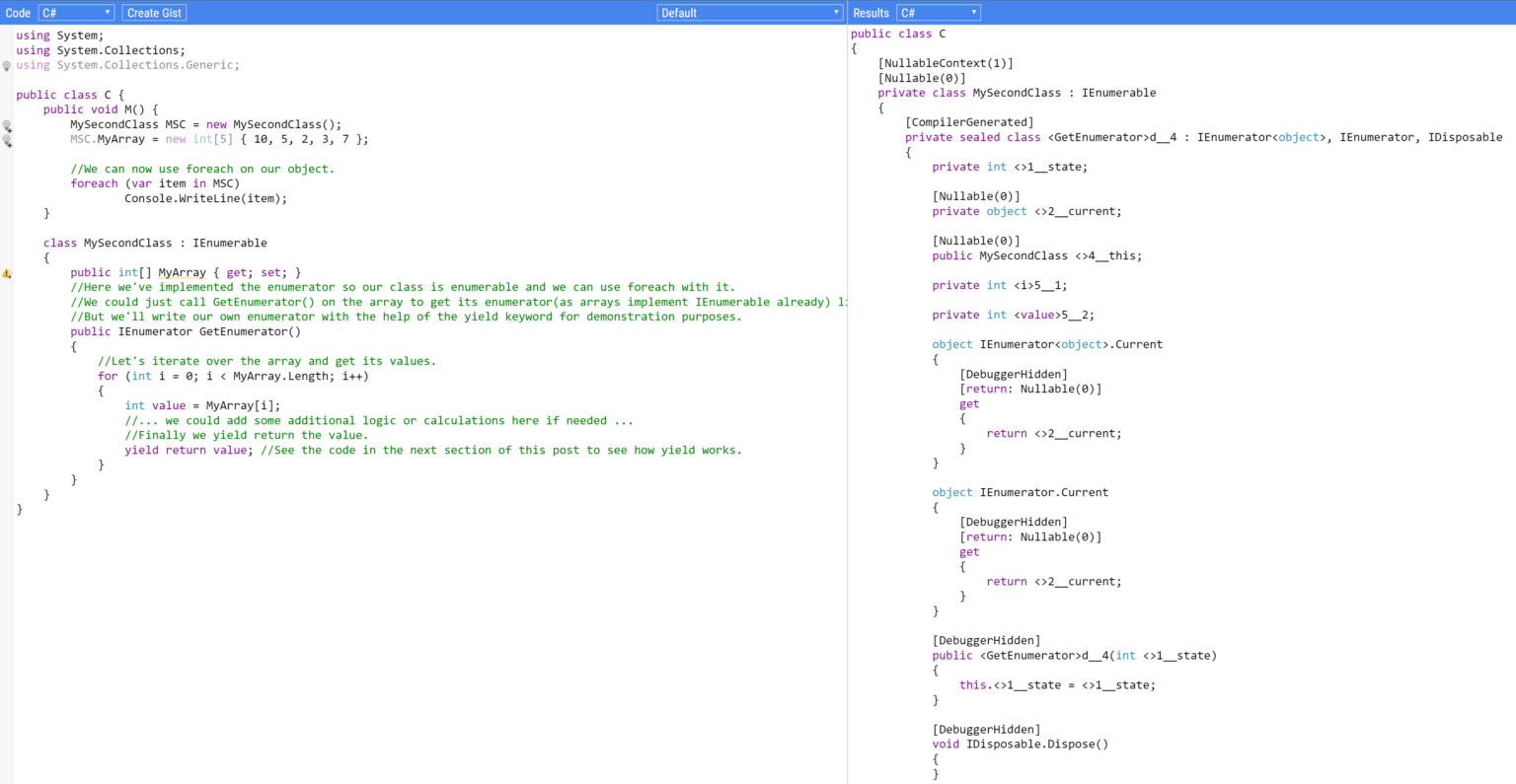 C# IEnumerable and IEnumerator Tutorial - The EECS Blog
