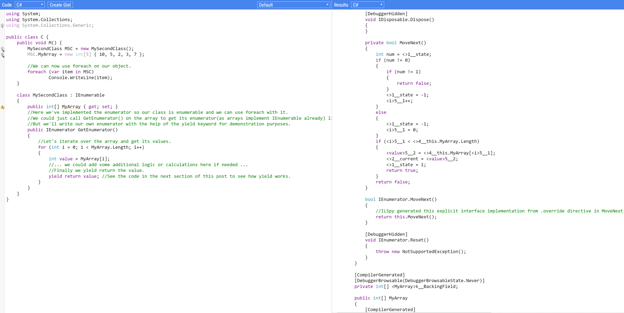 C# IEnumerable and IEnumerator Tutorial - The EECS Blog