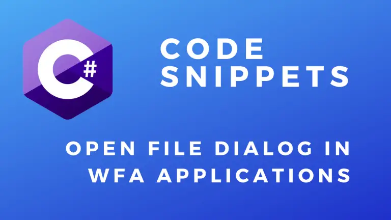 C Wfa Open File Dialog Tutorial The Eecs Blog