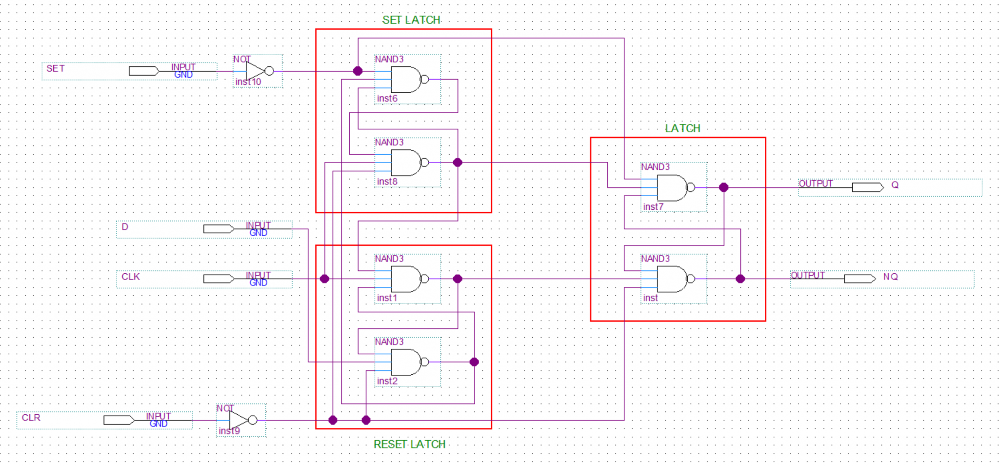 Edge Triggered D Flip-Flop with Asynchronous Set and Reset Tutorial