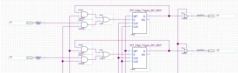 Edge Triggered D Flip-Flop with Asynchronous Set and Reset Tutorial