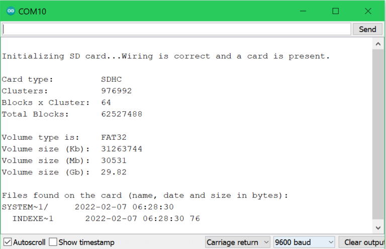 Arduino SD Card Reader - The EECS Blog