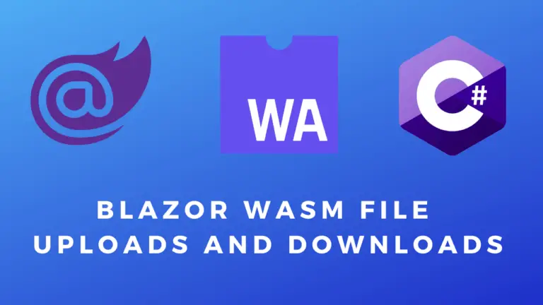 Blazor Wasm File Uploads And Downloads Tutorial - The EECS Blog Blazor Wasm File Uploads And Downloads Tutorial - The EECS Blog