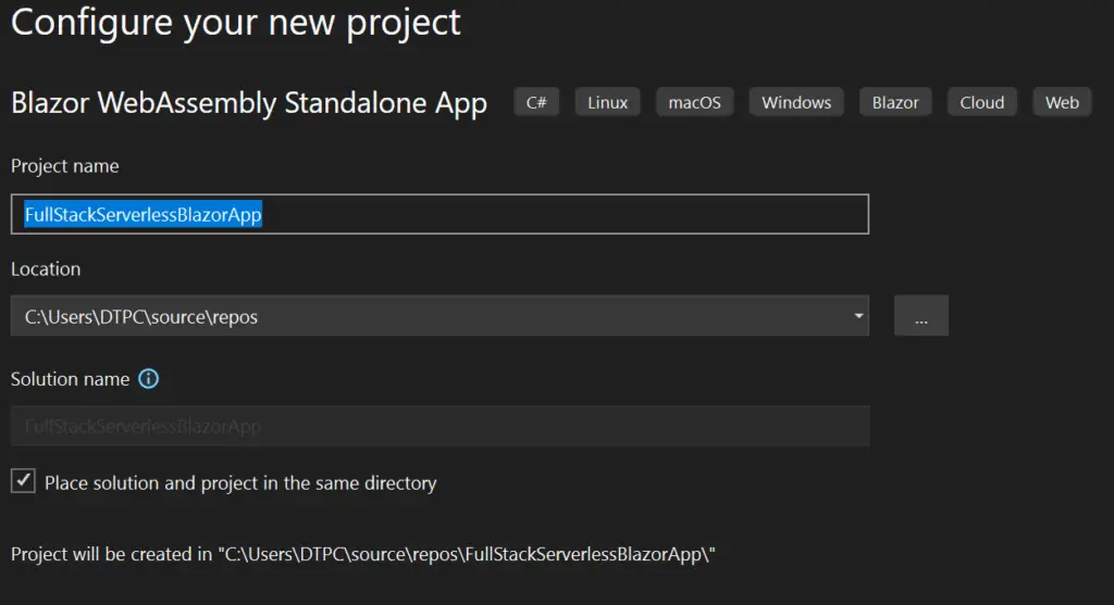 Fullstack Serverless Blazor App With Azure Functions Tutorial The